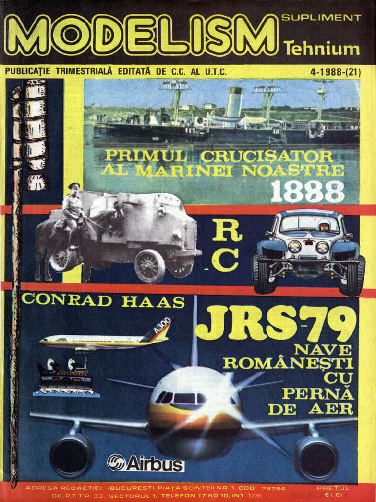 Cristian Crăciunoiu - Modelism, Supliment Tehnium 1988 - 4 (1988) | PDF