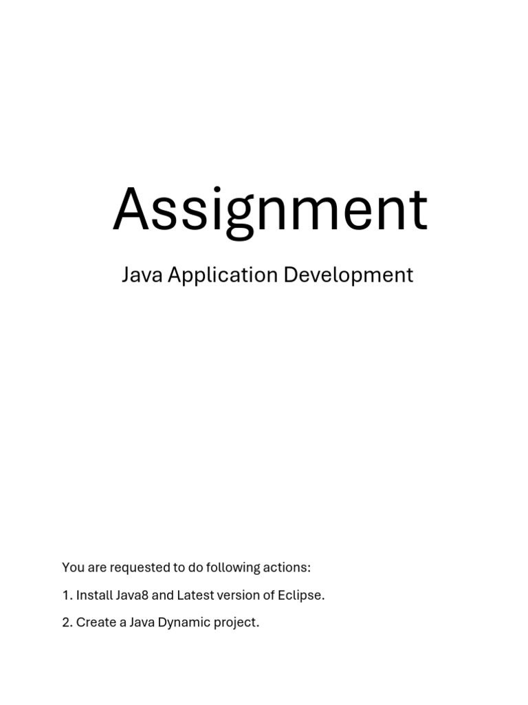 Java Application Development | PDF