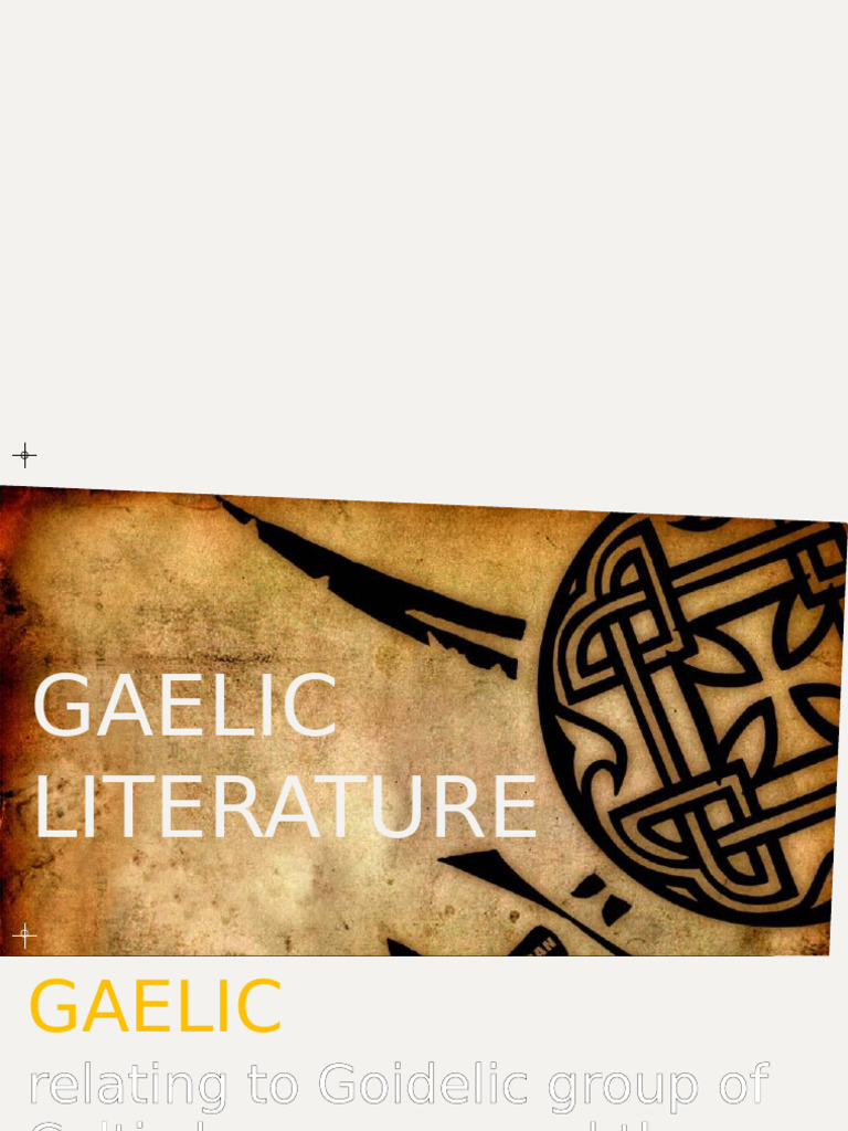 Overview of Gaelic Literature | PDF | Celtic Mythology | Celts