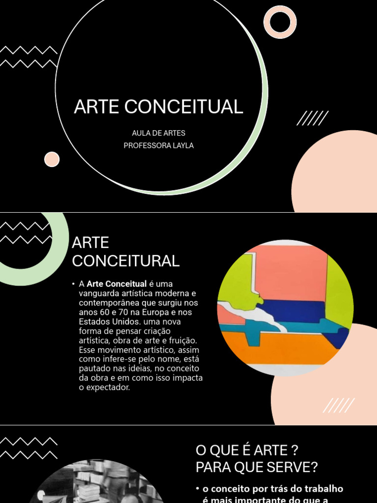 História e Impacto da Arte Conceitual | PDF | Estética | Educação em ...