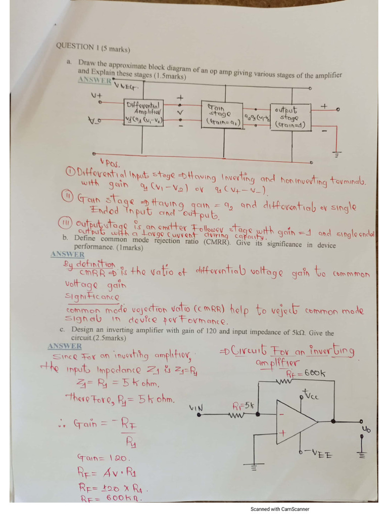 DIFFERENTIAL Marking Scheme | PDF