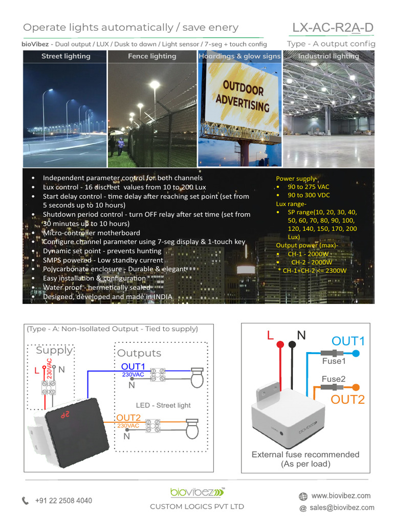Brochure - LX-AC-R2A-D - LUX With 7-Seg Display | PDF | Electronic Engineering | Computer ...