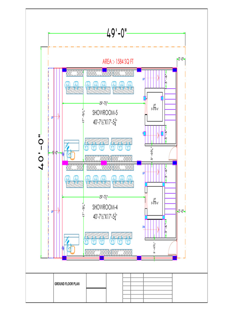 Ground Floor Area: 1584 Sq Ft Plan | PDF