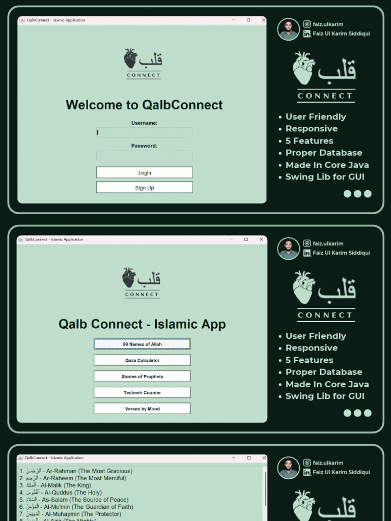 Qalb Connect - Islamic Application | PDF