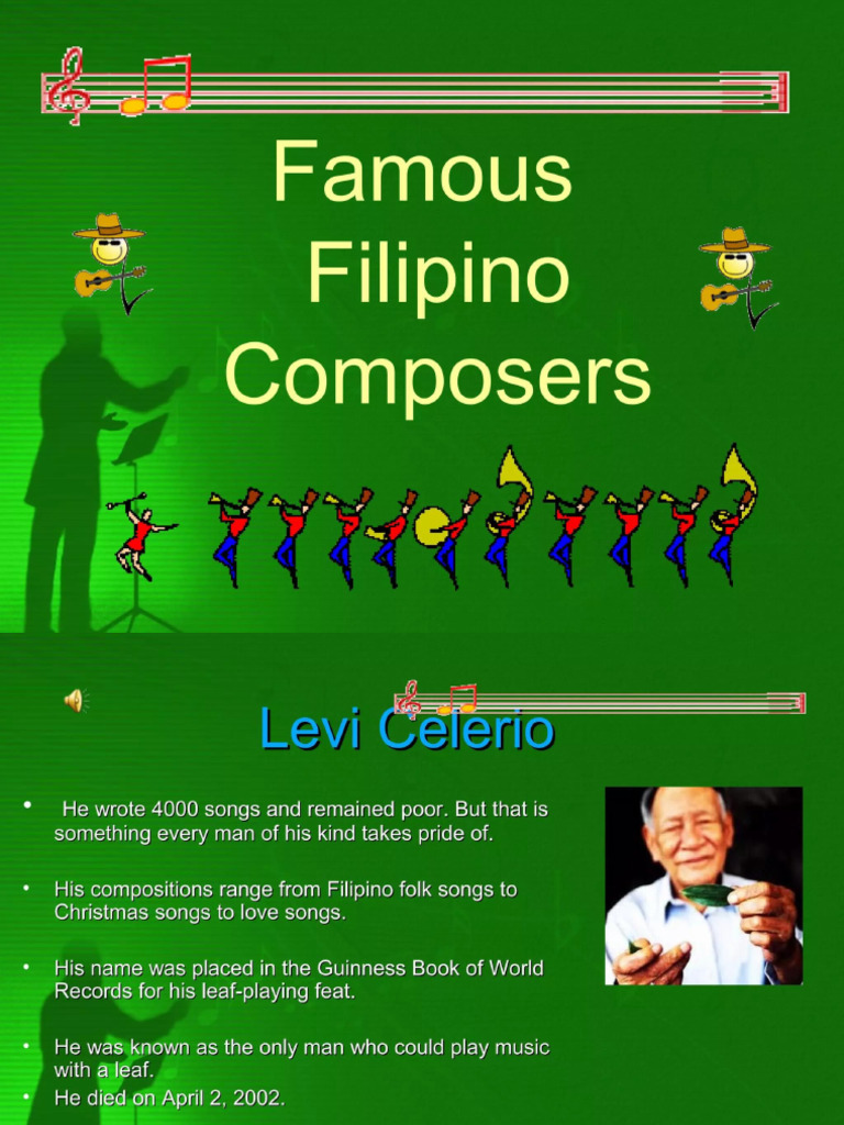 Famous Filipino Composers | PDF