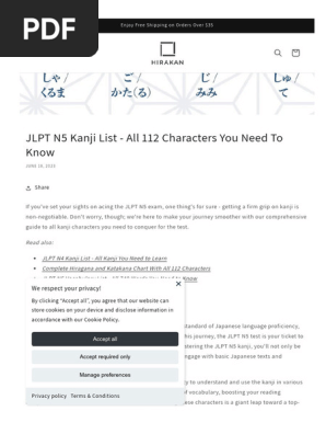 Jlpt N5 Kanji List Infographic Jlpt N5 Verb List Part 1