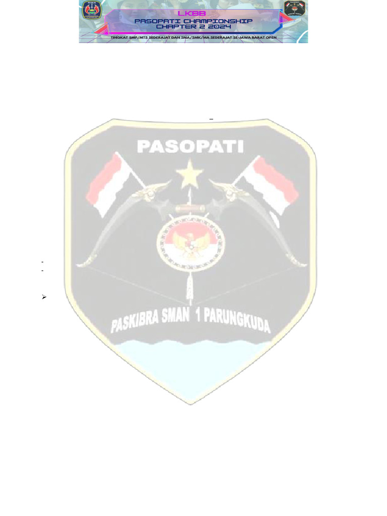 Logo LKBB Pasopati Championship 2024 | PDF