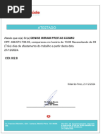 Atestado Médico para Inclusão de CID no RG | PDF