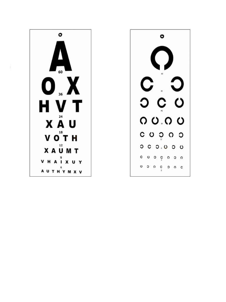 Eye Test Chart | PDF