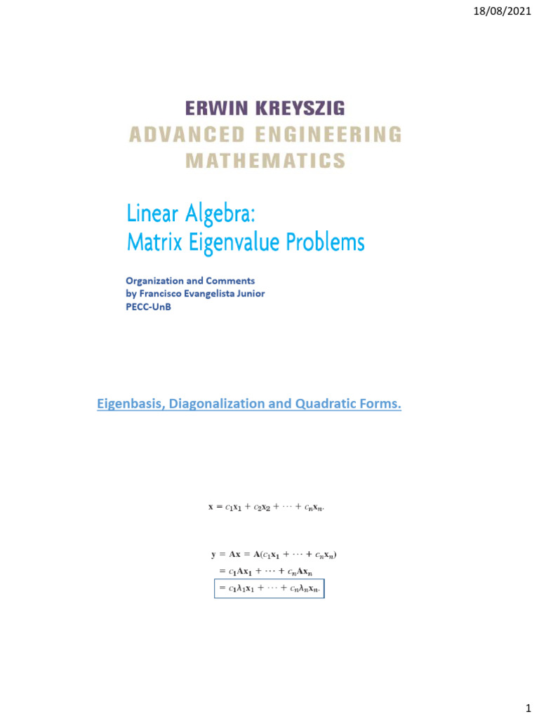 autovalor_autovetor_3 | PDF | Eigenvalues And Eigenvectors | Matrix (Mathematics)