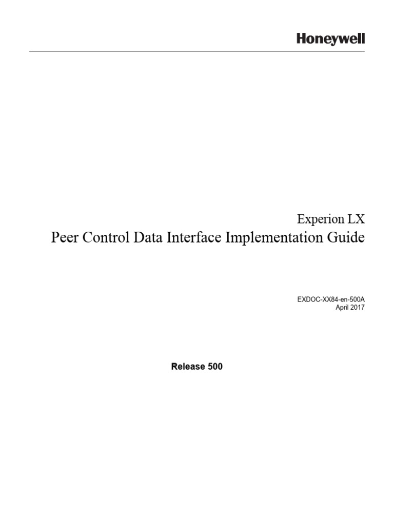 490952443-Peer-Control-Data-Interface-Implementation-Guide-EXDOC-XX84-en-500-pdf-1-20 | PDF ...