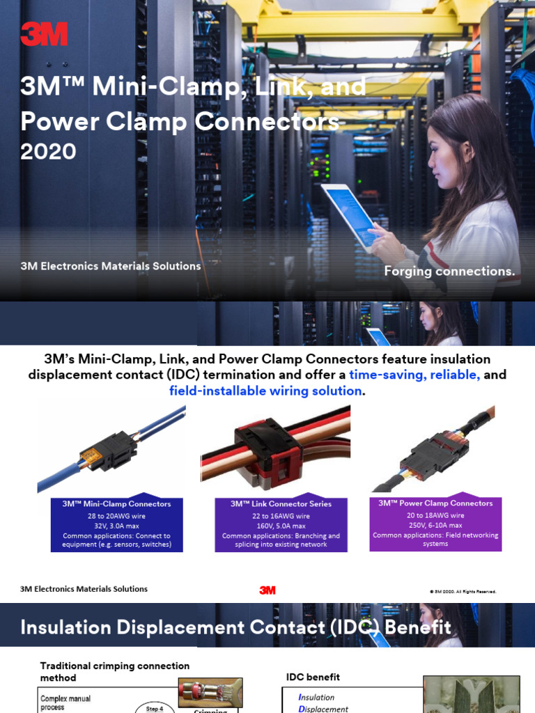 3m Clamp Connectors Brochure | PDF | Electrical Connector | Electrical ...