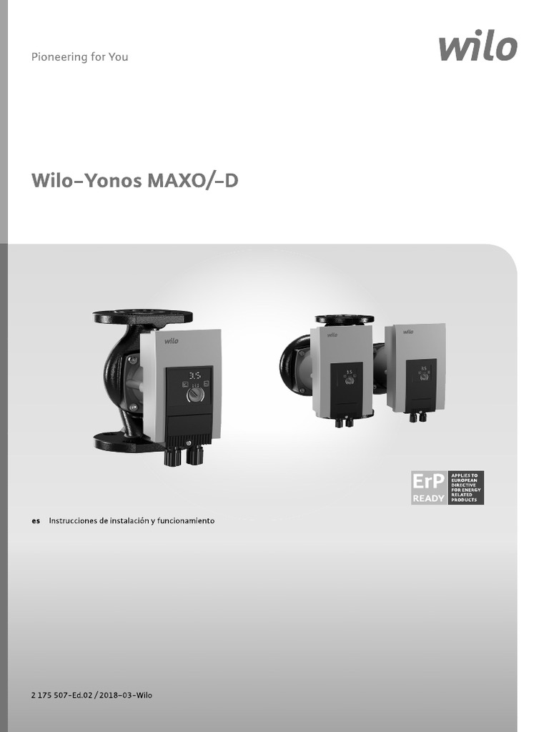 Declaración de Conformidad de Productos WILO | PDF