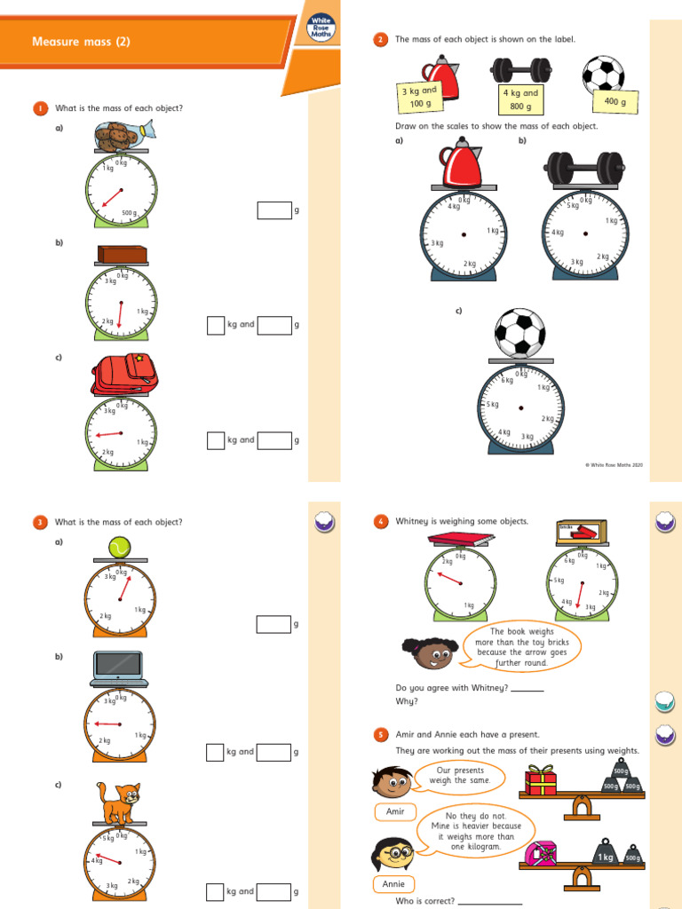 Year 3 Maths Worksheets Wb13th July | PDF | Litre | Weight