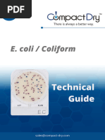 Petrifilm E. Coli Coliform EC Count Plate Interpretation Guide | PDF | Microbiology