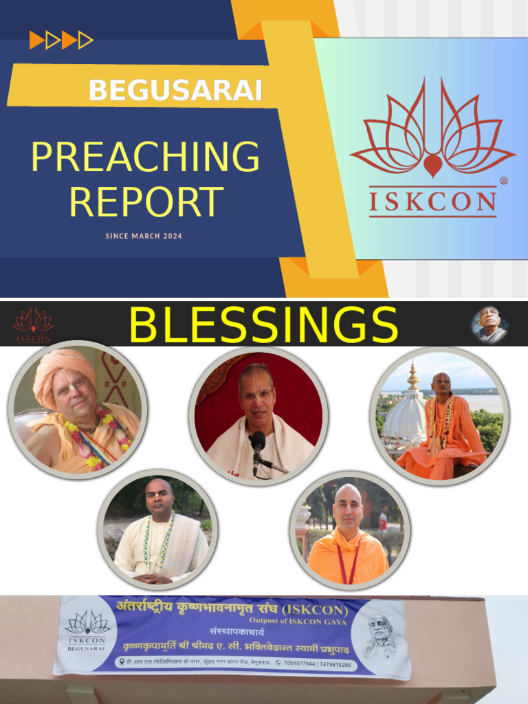 Preching Report Begusarai | PDF