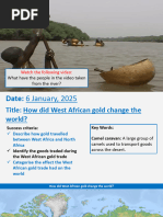 The Gold and Salt Trade | PDF | Sahara | West Africa