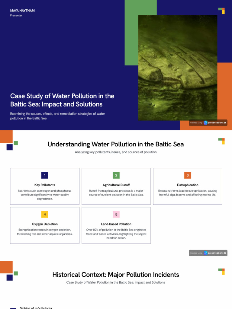 Case Study on Incident Water Pollution in the Baltic Sea | PDF