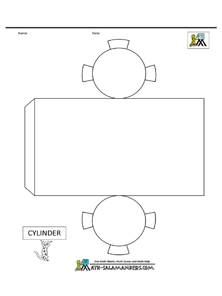 Geometry Nets Cylinder Net Tabs | PDF