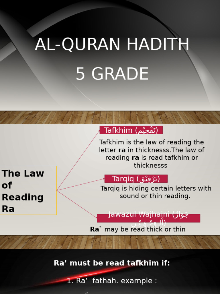 KLS 5.Tafkhim,Mim Sukun,Hadis | PDF | Prophets And Messengers In Islam ...