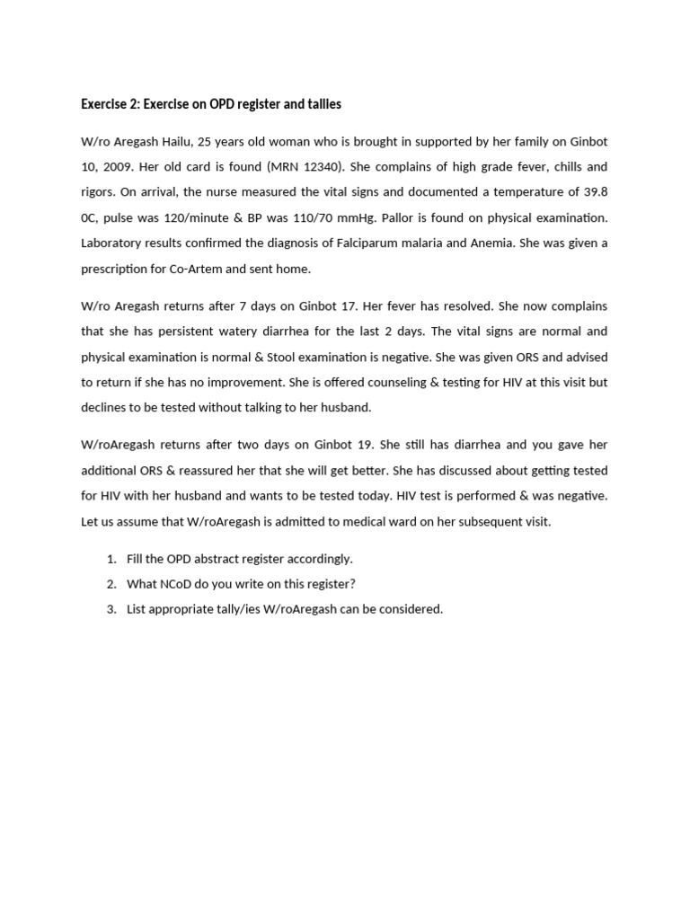 OPD and IPD | PDF | Clinical Medicine | Medical Specialties