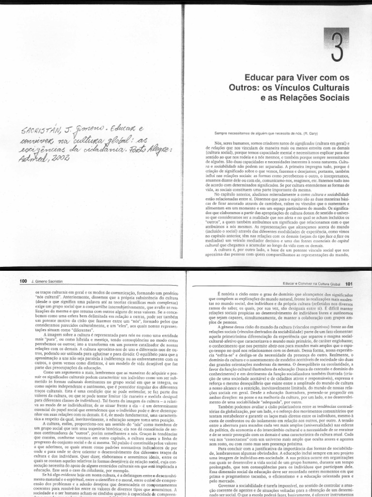 Livro - Sacristan Cap 3 e 4 | PDF