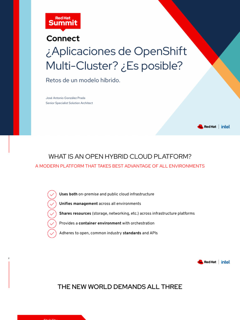 Retos del Modelo Híbrido en OpenShift | PDF | Cloud Computing | Computing