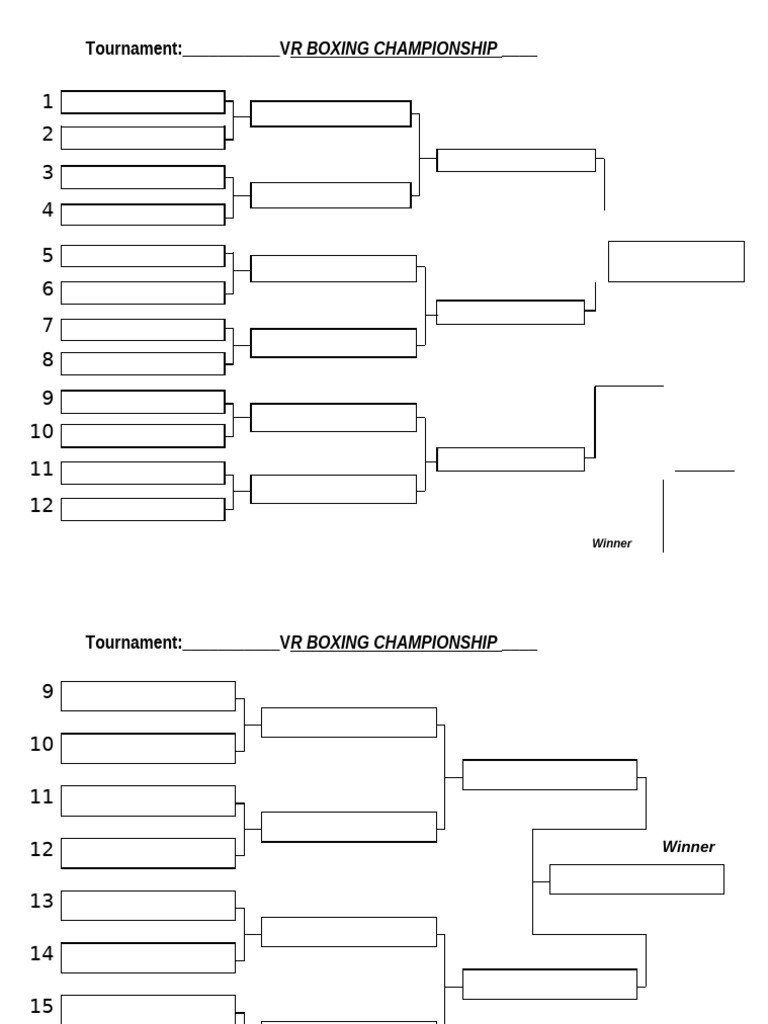tournament-bracket-template-15 | PDF | Competition | Sports Competitions