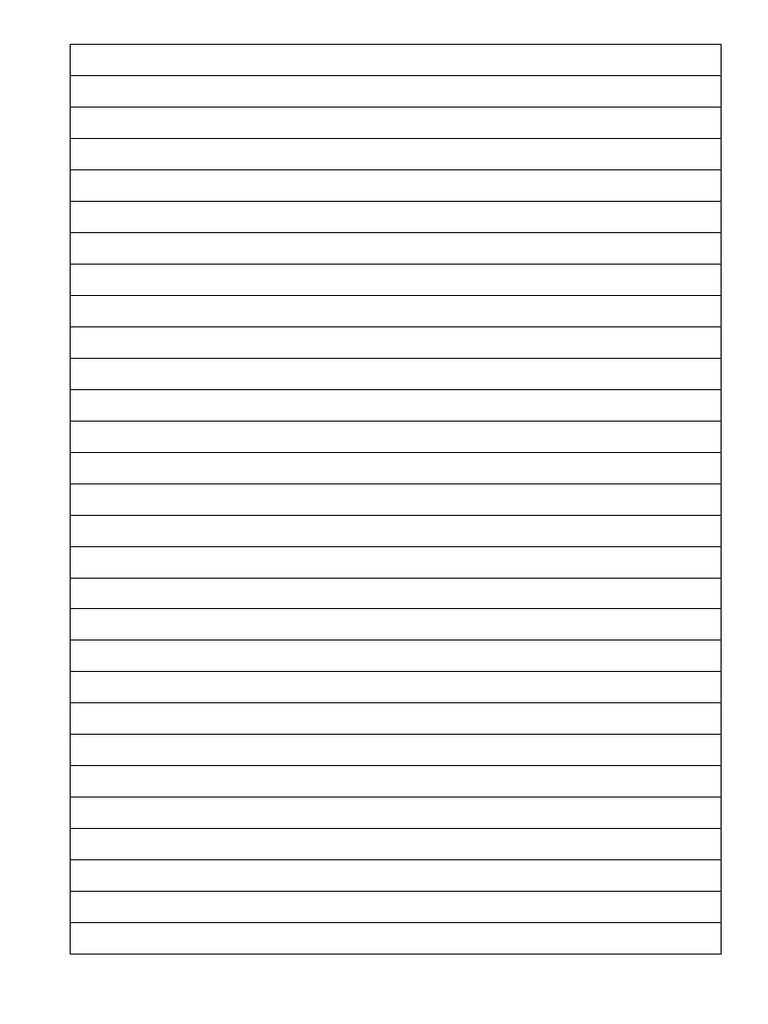 Ruled Sheet Template | PDF