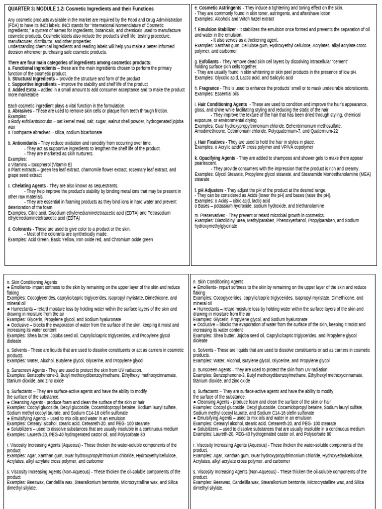 Lecture 2 Con Chem 3RD Quarter | PDF | Surfactant | Chemical Substances