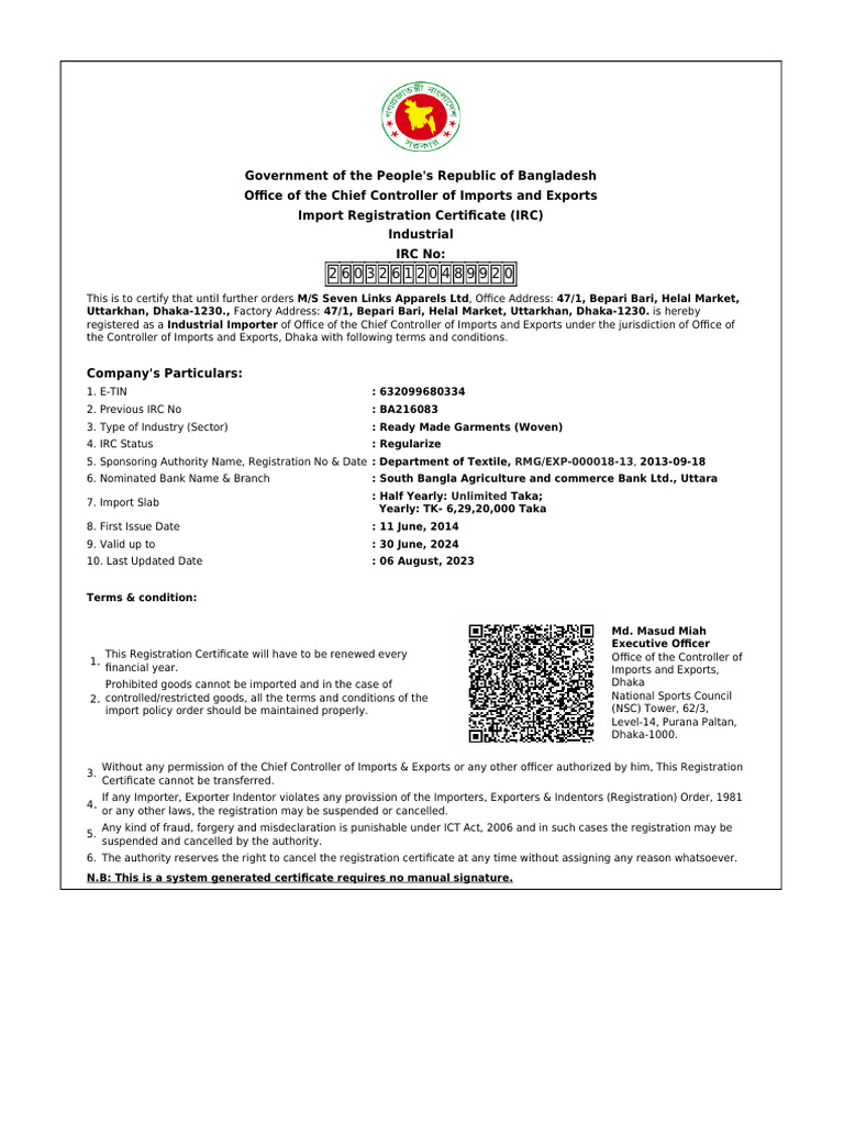 720256924-Irc (1) | PDF | Bangladesh