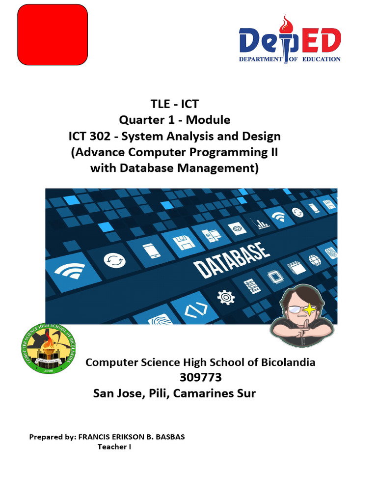ICT 301-Self Learning Module 1 1stQTR (2024-2025) | PDF | System ...