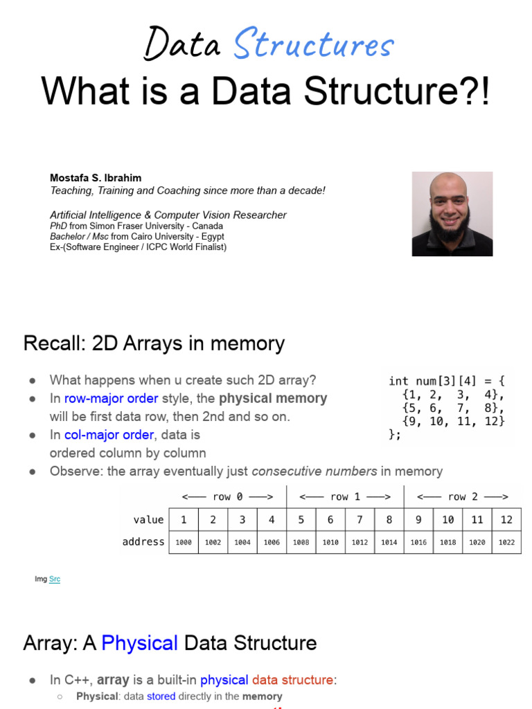 Understanding Data Structures Basics | PDF | Class (Computer Programming) | Data Structure