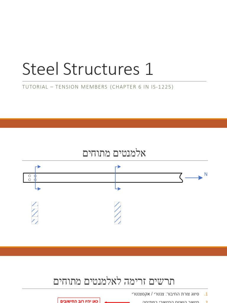 Tut - Tension Members | PDF
