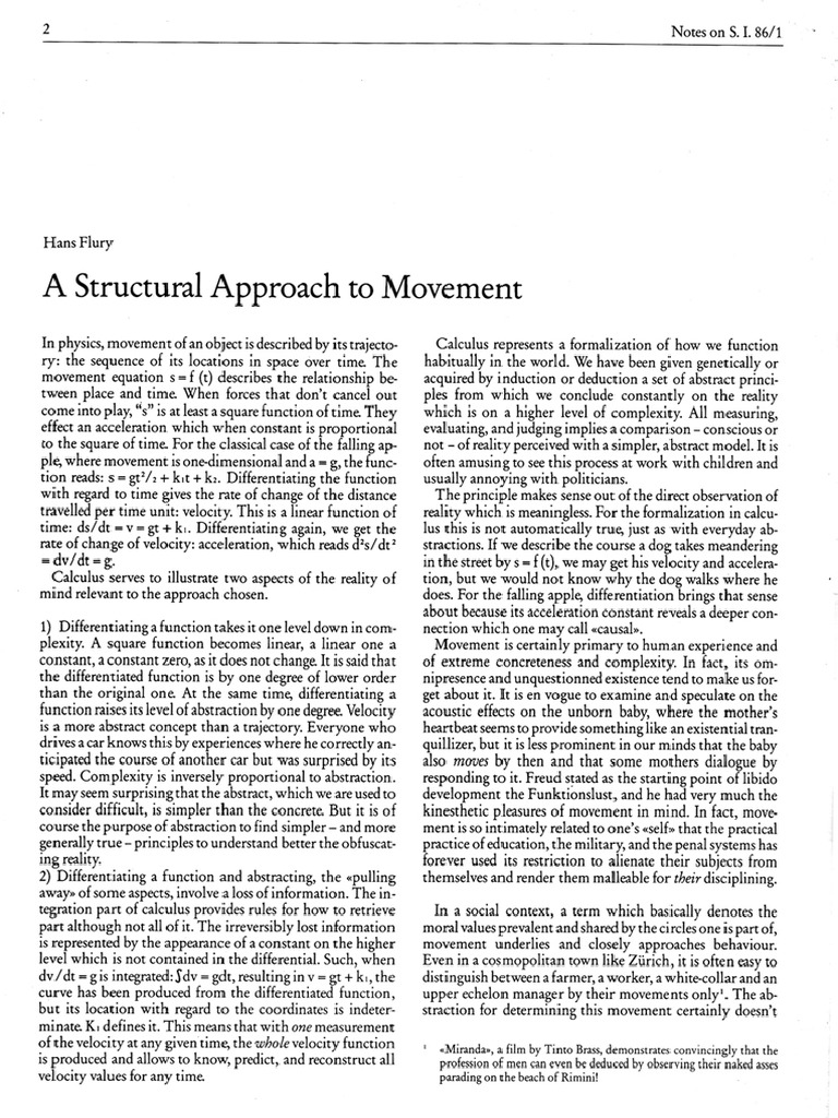 A Structural Approach To M | PDF