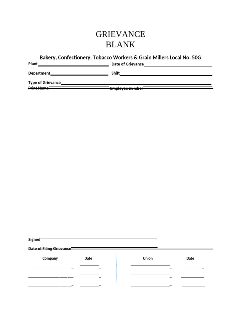 Grievance Dave | PDF