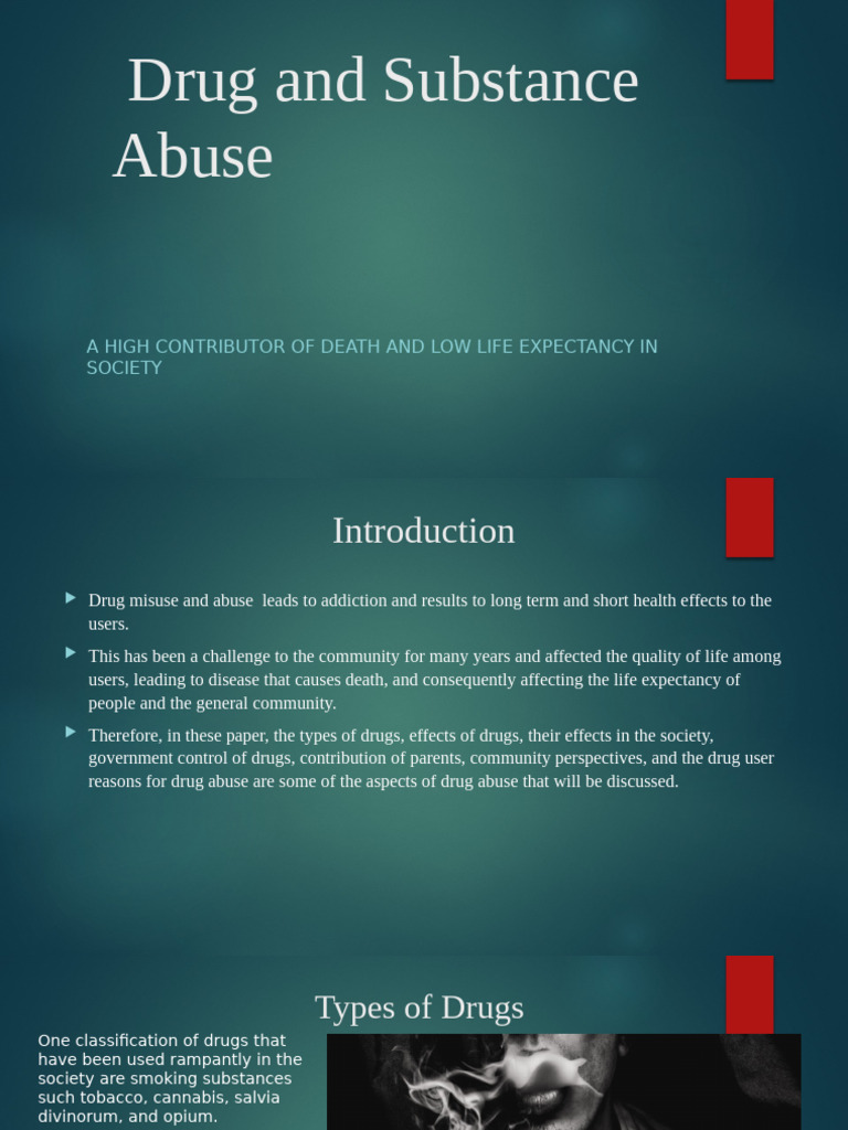 Drug and Substance Abuse | PDF | Substance Abuse | Smoking