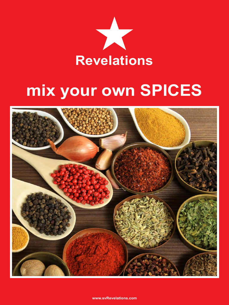 Revelations Mix Your Own Spices | PDF | Spice | Curry