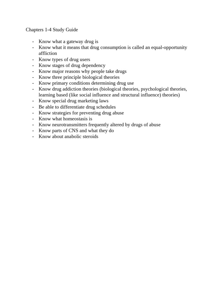 Chapters 1-4 Study Guide (CEP 261) | PDF