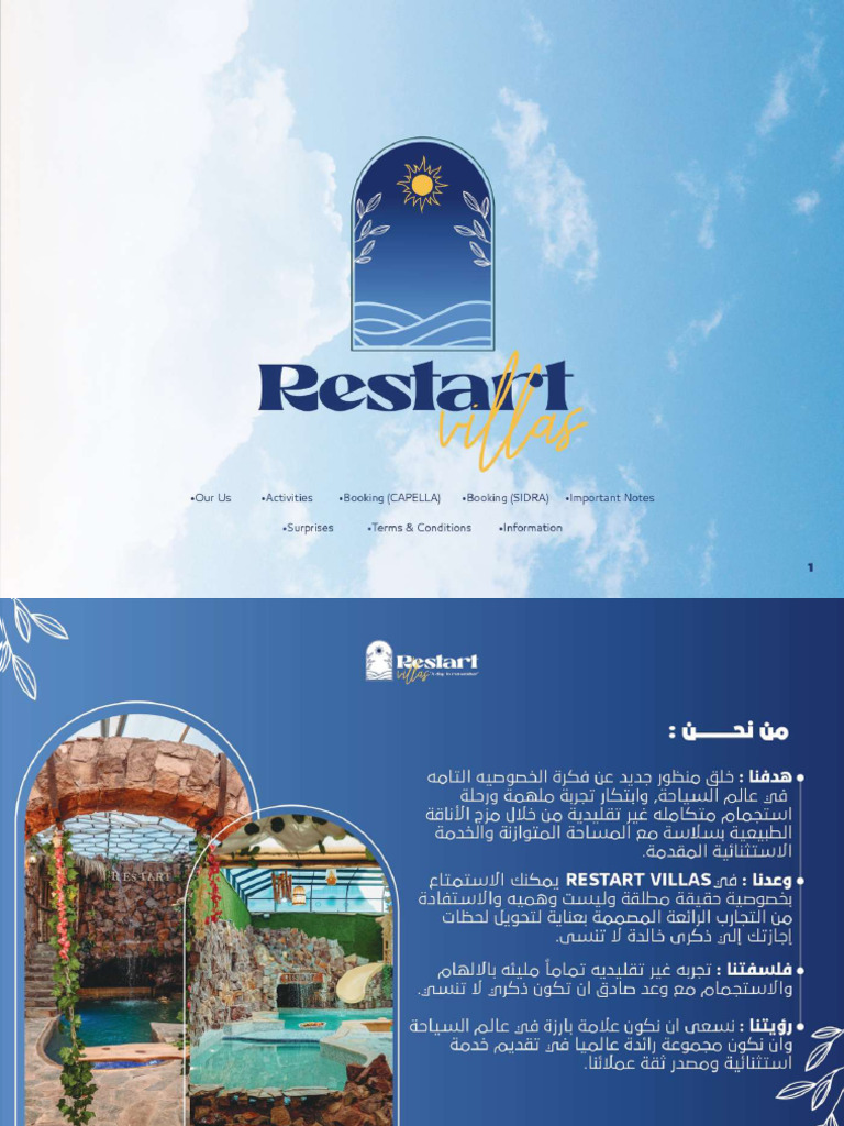 Restart. Villas 2025 - Portfolio | PDF
