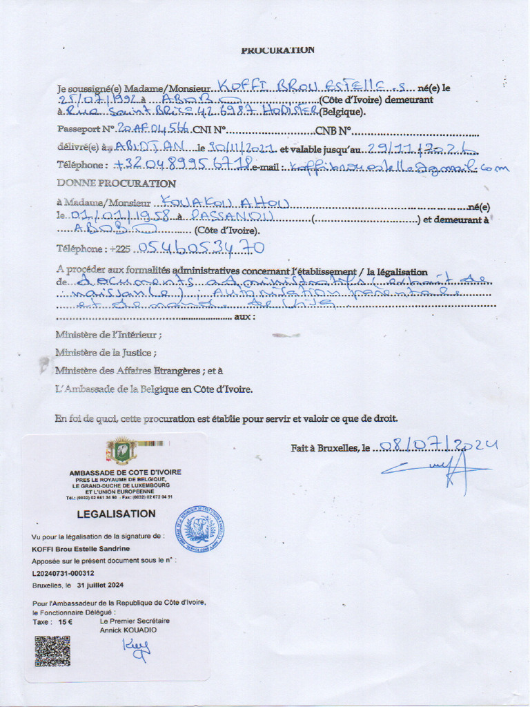 procuration maman | PDF