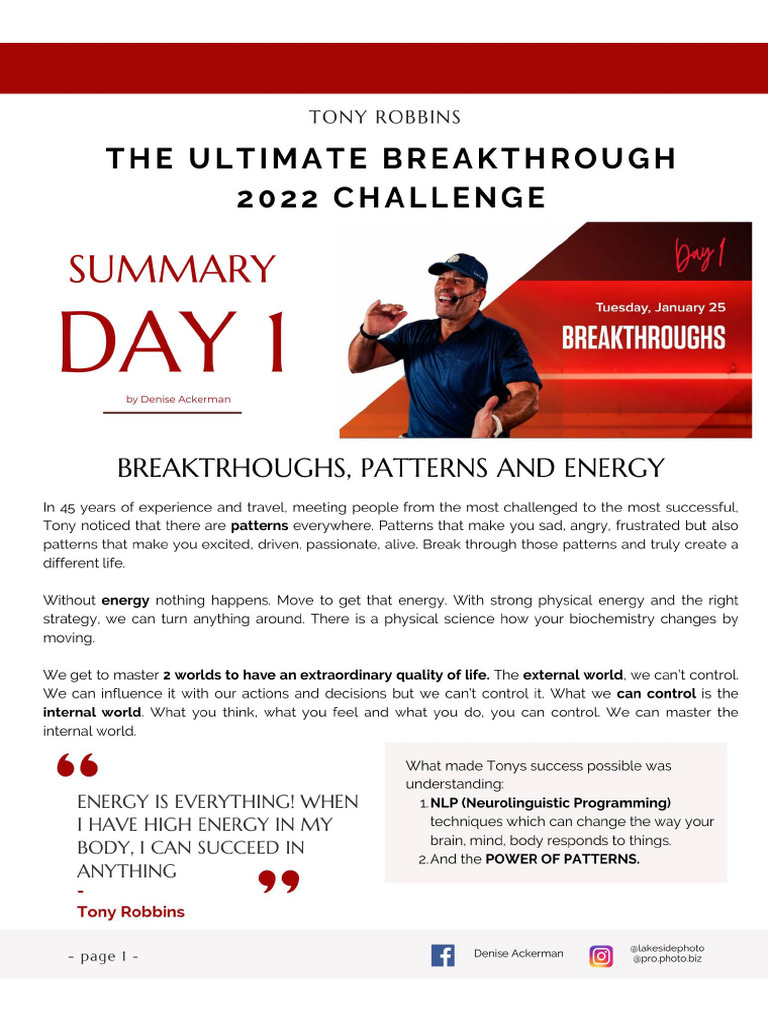 Breakthrough Challenge | PDF
