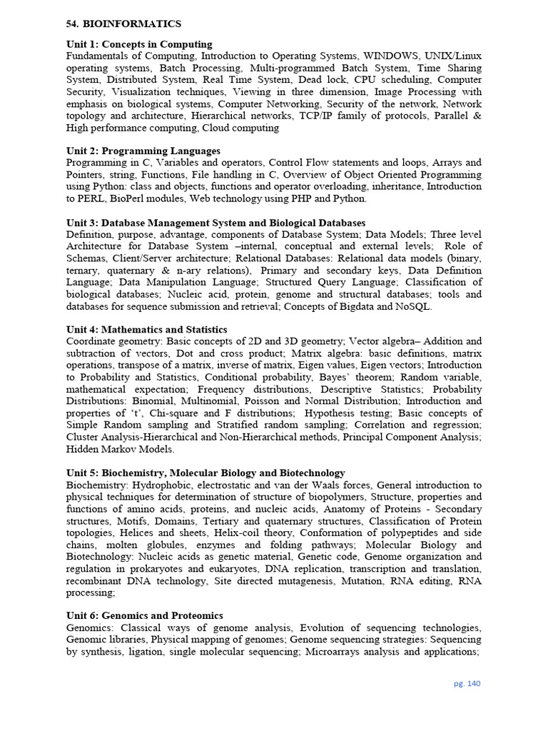 BIOINFORMATICS | PDF | Proteins | Bioinformatics