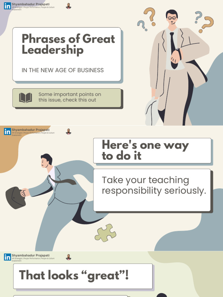 Leadership Is Not A Position It's A Responsibility To Inspire, Guide ...