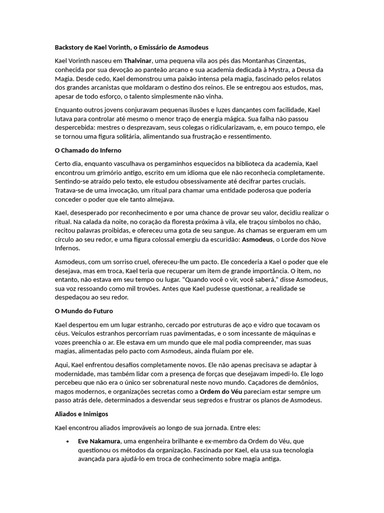 Back Kael | PDF