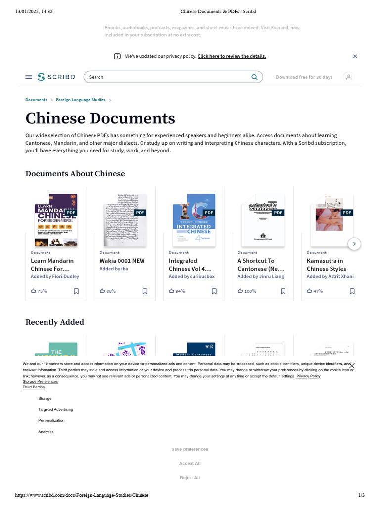 Chinese Documents & PDFs - Scribd | PDF | Scribd | Chinese Language