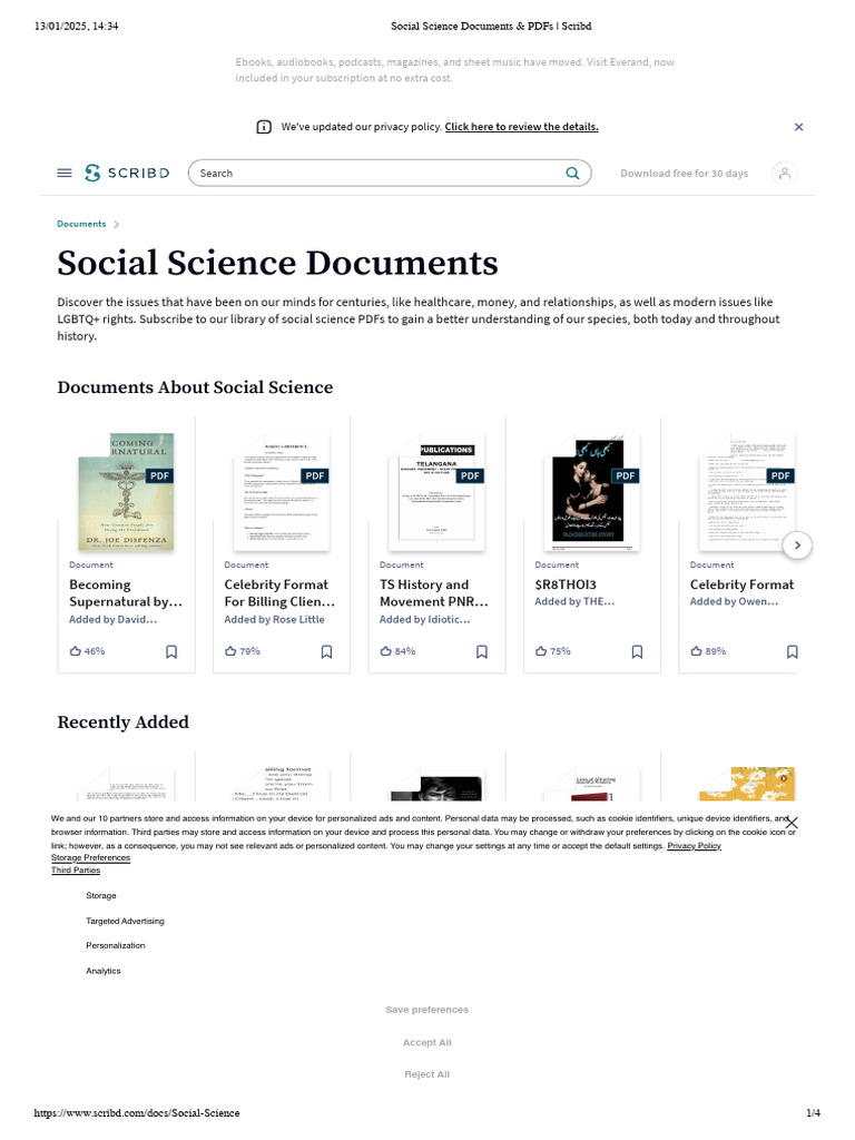 Social Science Documents & PDFs - Scribd | PDF | Scribd