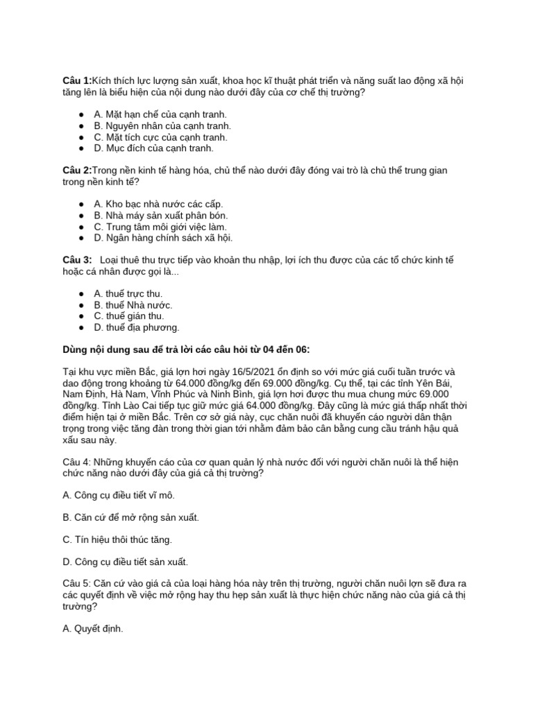 GDKT-PL Đề 1 | PDF