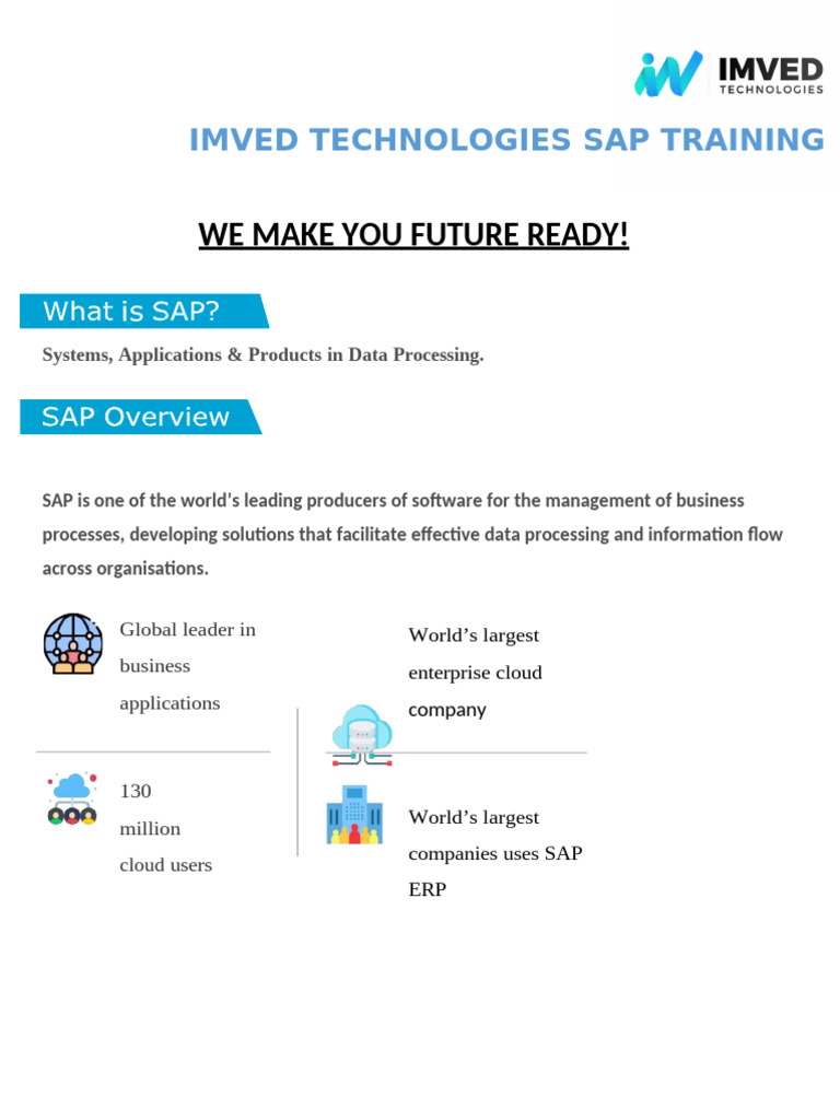 Sap - Ariba - Syllabus - Imved Technologies Sap Training | PDF ...