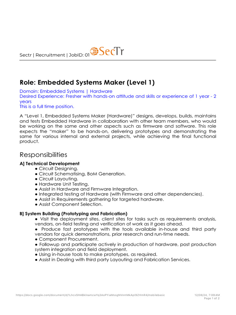Embedded Systems Maker HW 1 | PDF | Embedded System | Computer Engineering